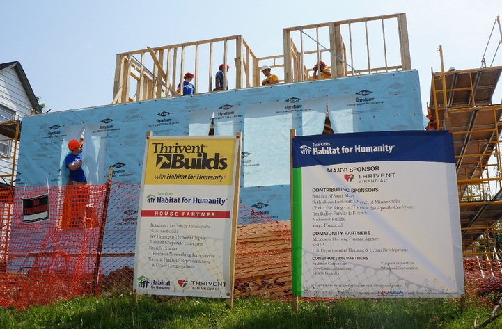 Thrivent commits to eight Twin Cities Habitat for Humanity homes in 2015