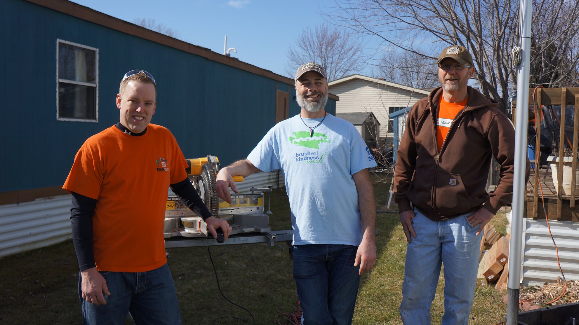 The Home Depot Volunteers Helping A Local Veteran With Home Repairs